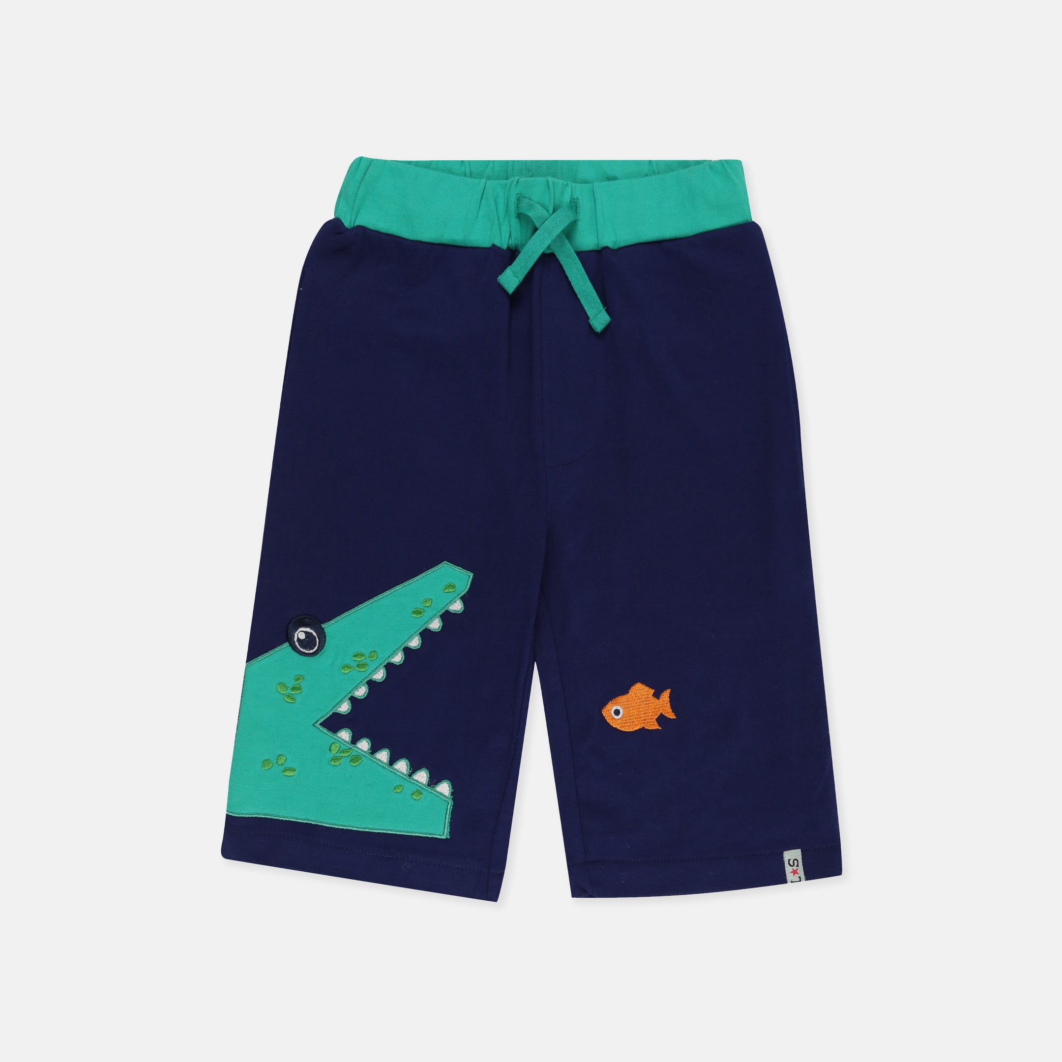 Croc Applique Shorts | Lilly + Sid – Lilly and Sid